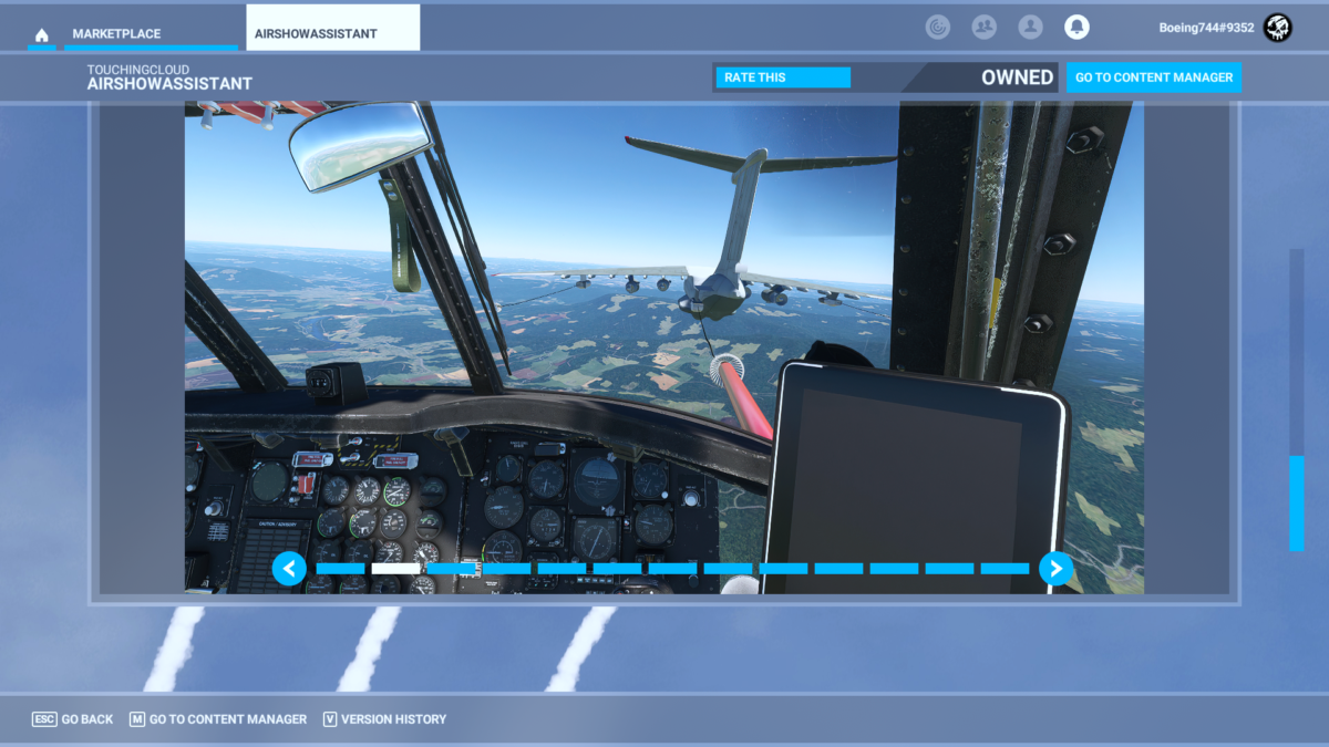 Airshow Assistant - TouchingCloud - Microsoft Flight Simulator!